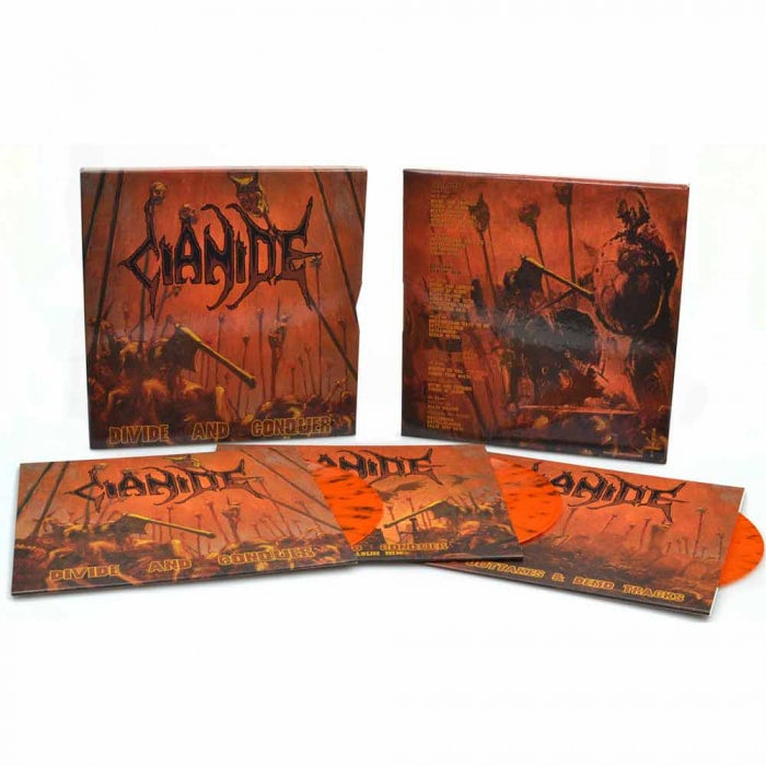 CIANIDE - Divide and Conquer (orange / brown splatter) 3LP | 783 label ...