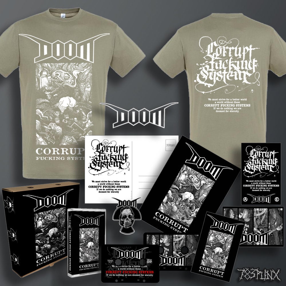 DOOM - Corrupt Fucking System - "Khaki" BOXSET | 783 label / distro ...
